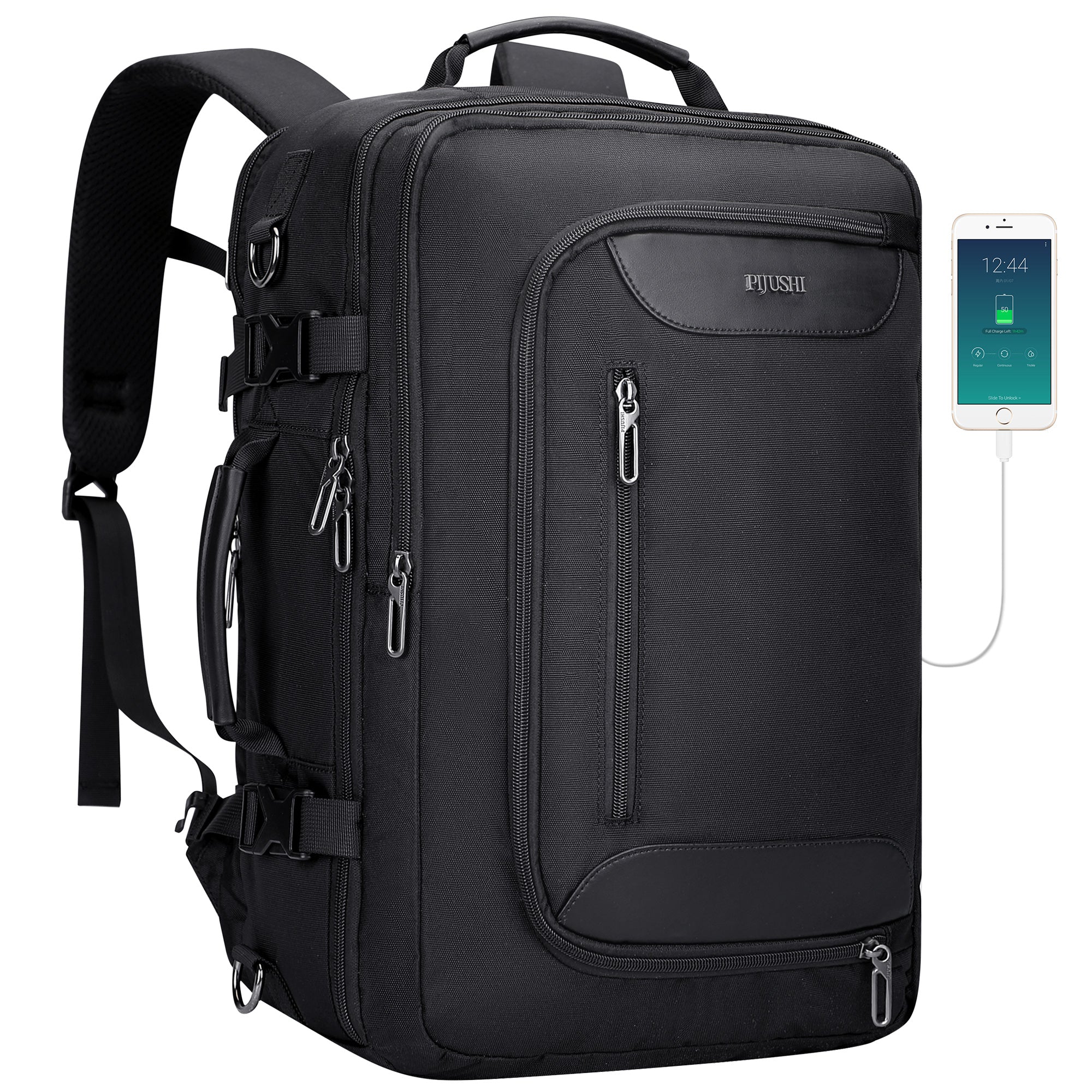 PIJUSHI Travel Backpack for Women 16 inch Laptop Personal Item Daypack